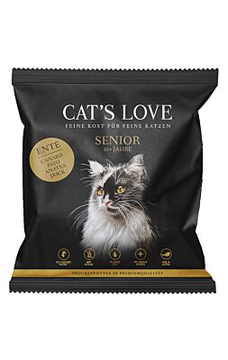 CAT'S LOVE Premium Cad Food Senior duck sample