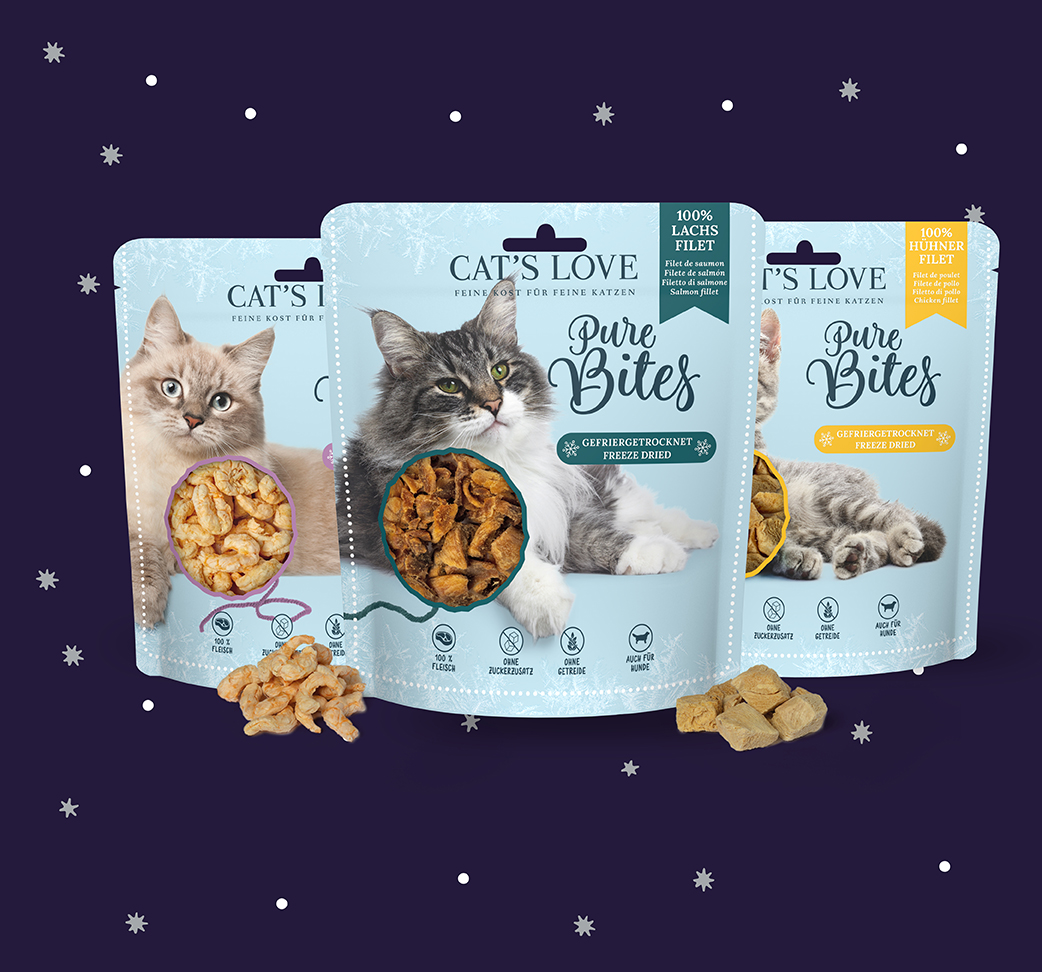 Nourriture pour chats| CAT'S LOVE | Nourriture humide et seche